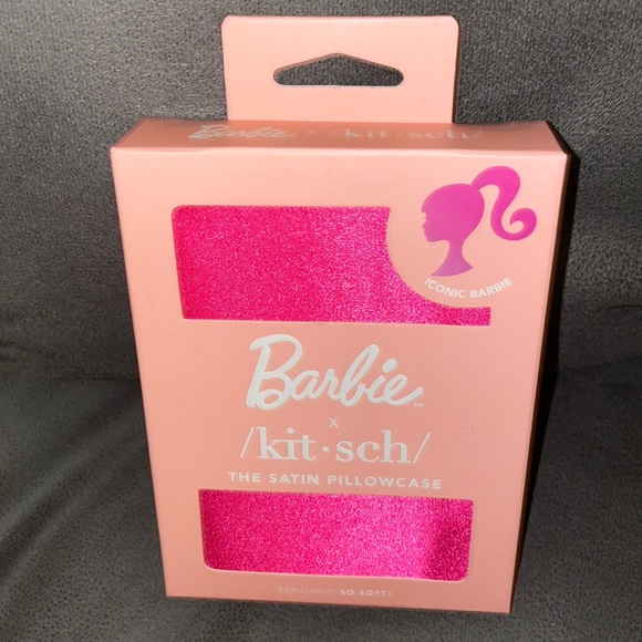 Kitsch | Bedding | Barbie X Kitsch Satin Pillowcase Iconic Barbie ...